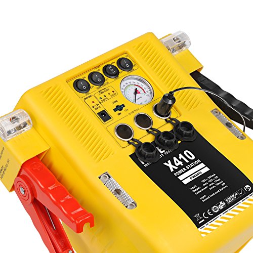 4in1 Powerstation, Pannenhilfe-Set, Starthilfe, Kompressor, 12V ...